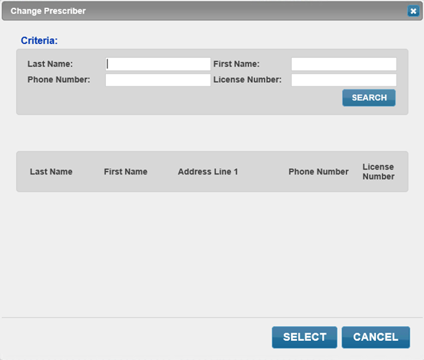 Changing the Primary Prescriber