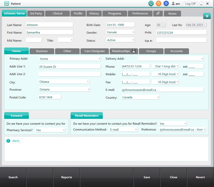 Creating a New Patient Folder - British Columbia
