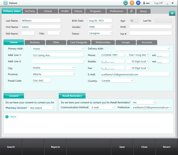 Caregiver Patient Folder