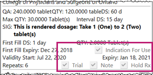 Prescription Information