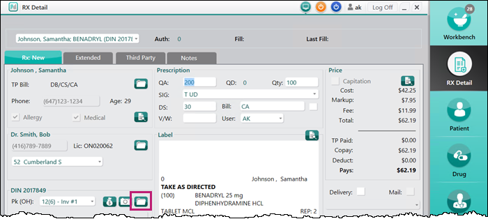 Filling an OTC Prescription