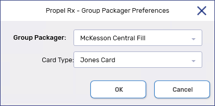 Central Fill/Non-Retail Packager Prescription Setup