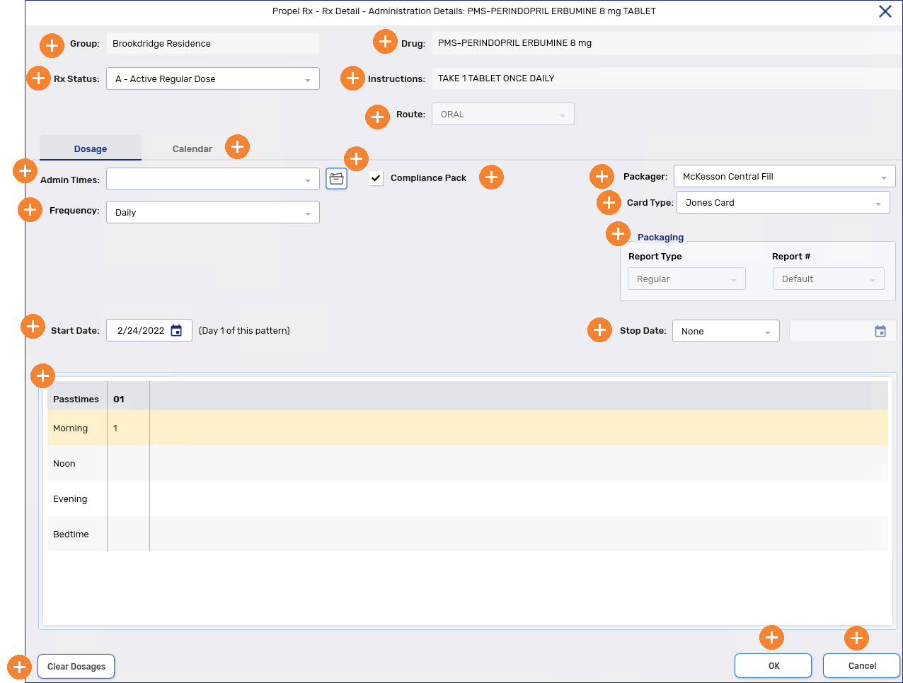 Viewing the Administration Details Window