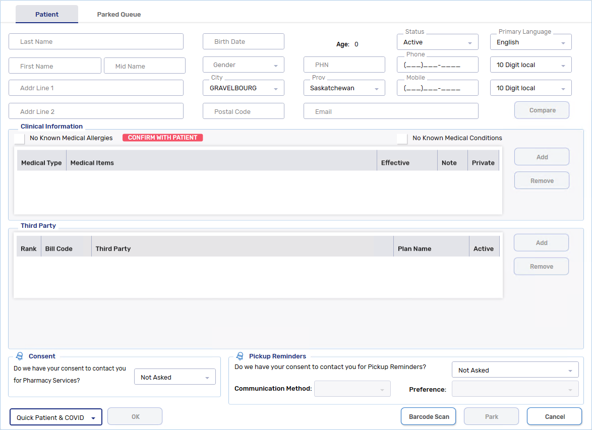 Processing COVID-19 Vaccine Prescriptions