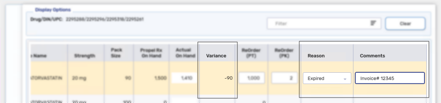 Inventory Reconcile Module
