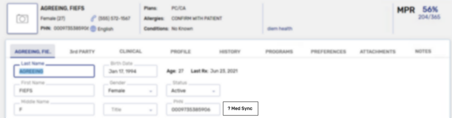 Med Sync Enrollment