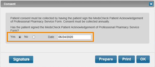 Capturing Patient Consent