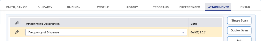 Frequency of Dispense Form