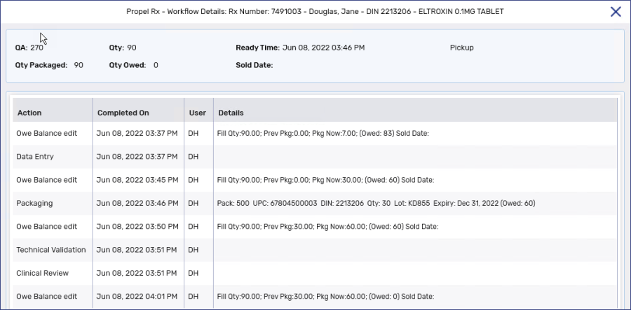 Reconciling Owe Balances