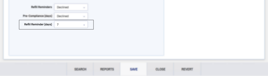 Setting Refill Reminder Activity Preferences