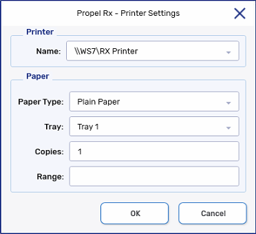Setting Up Printing Defaults